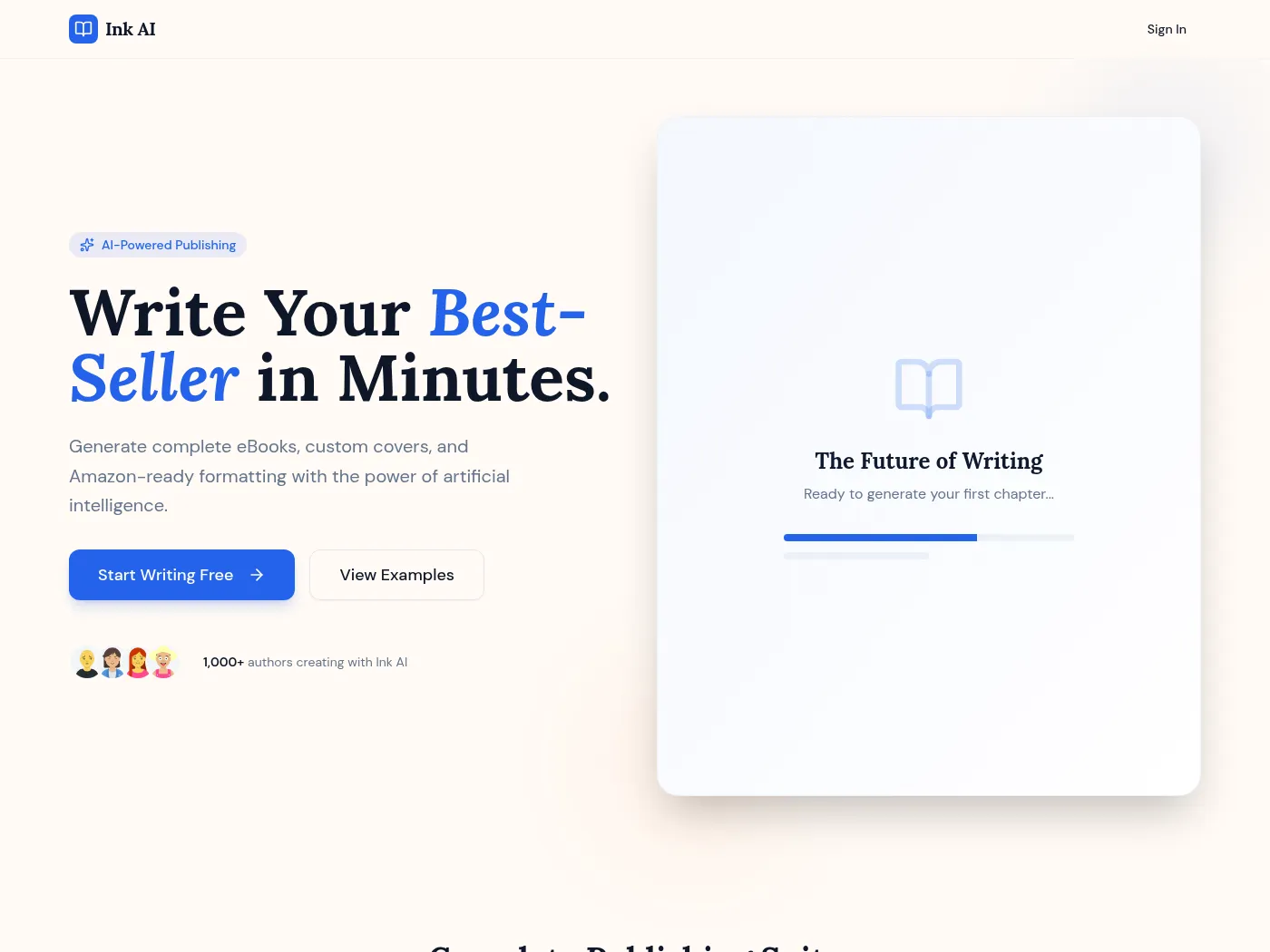 AI eBook Generator