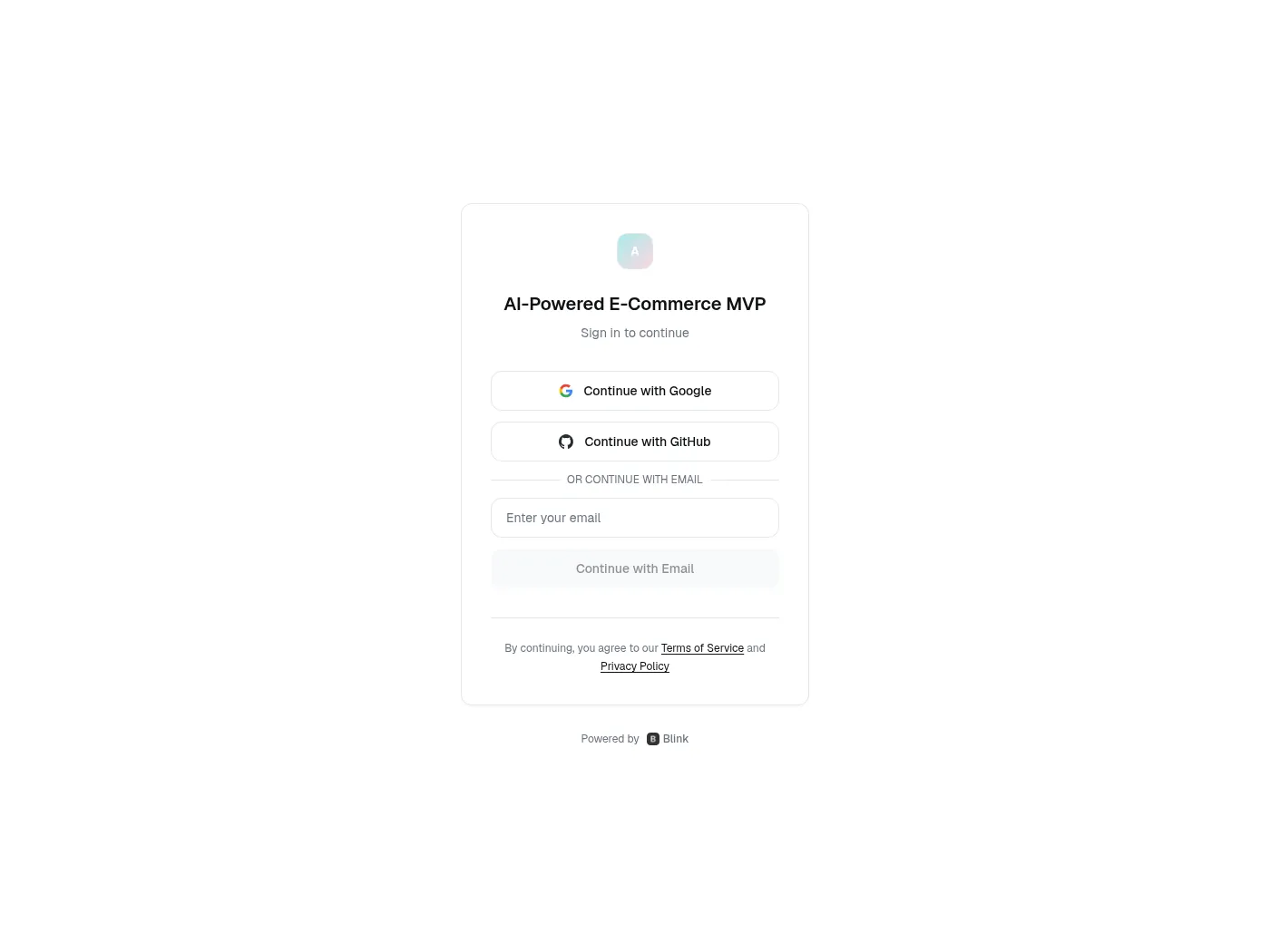 AI-Powered E-Commerce MVP