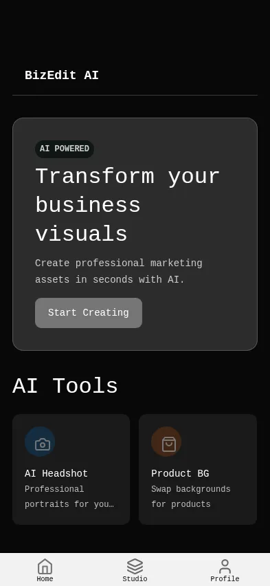 BizEdit AI Studio
