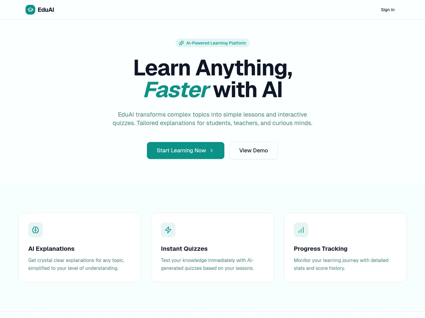 EduAI Platform