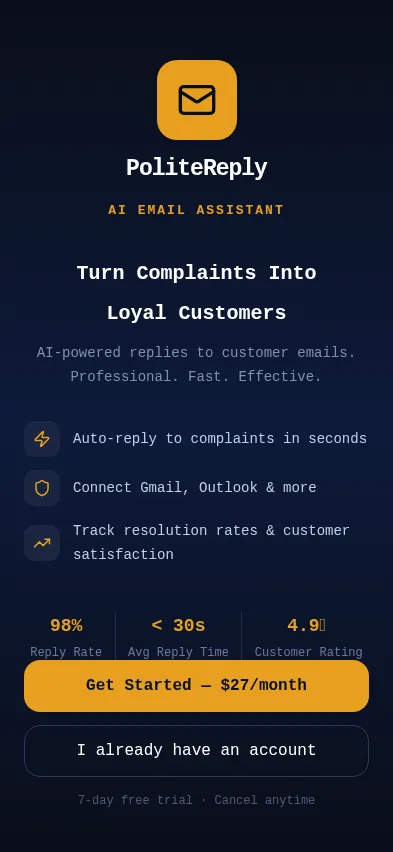 PoliteReply AI Assistant