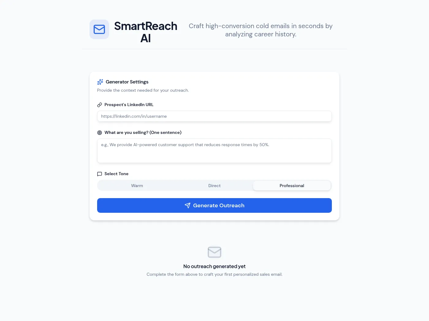 SmartReach AI Emailer