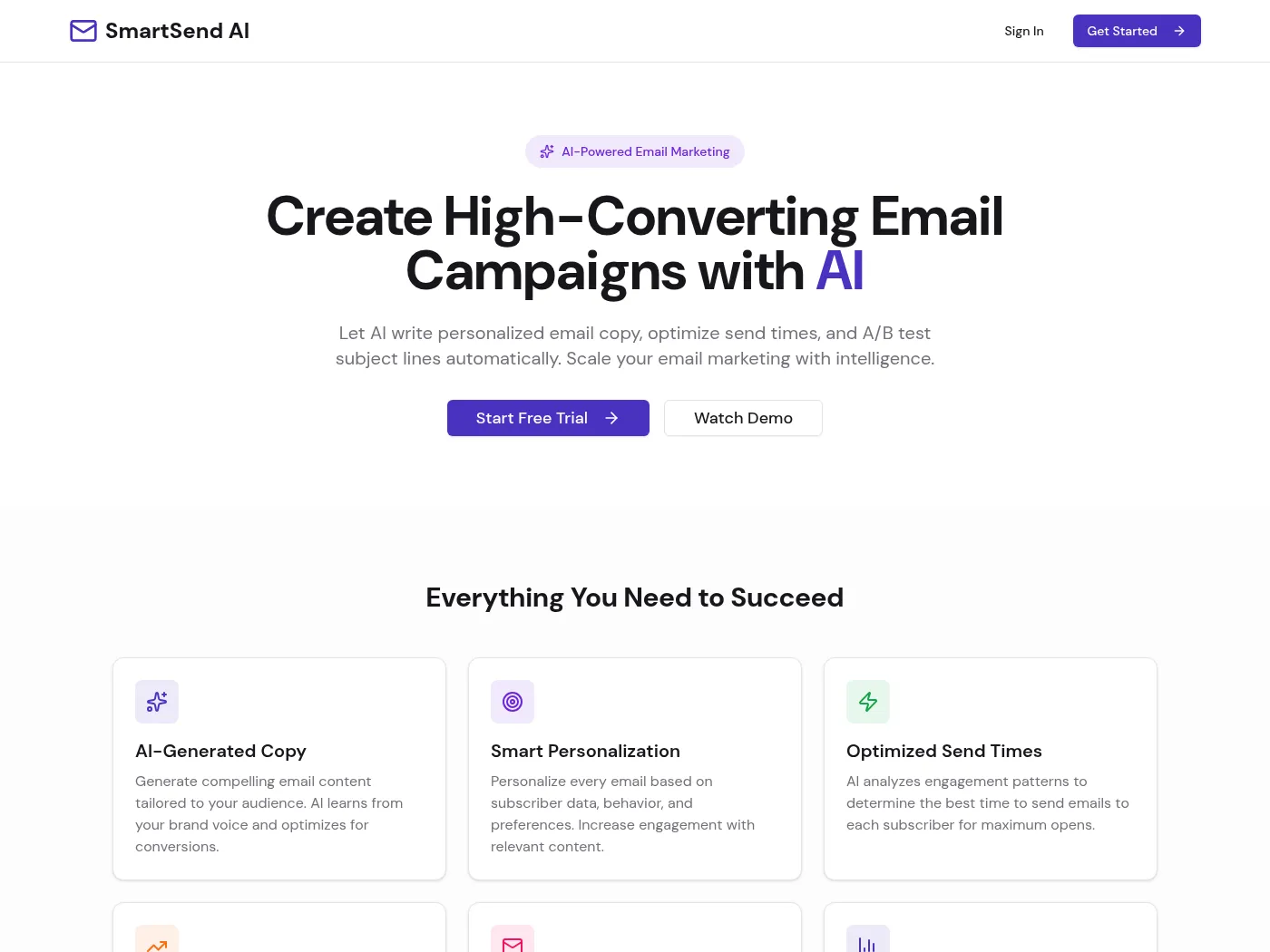 SmartSend AI Platform