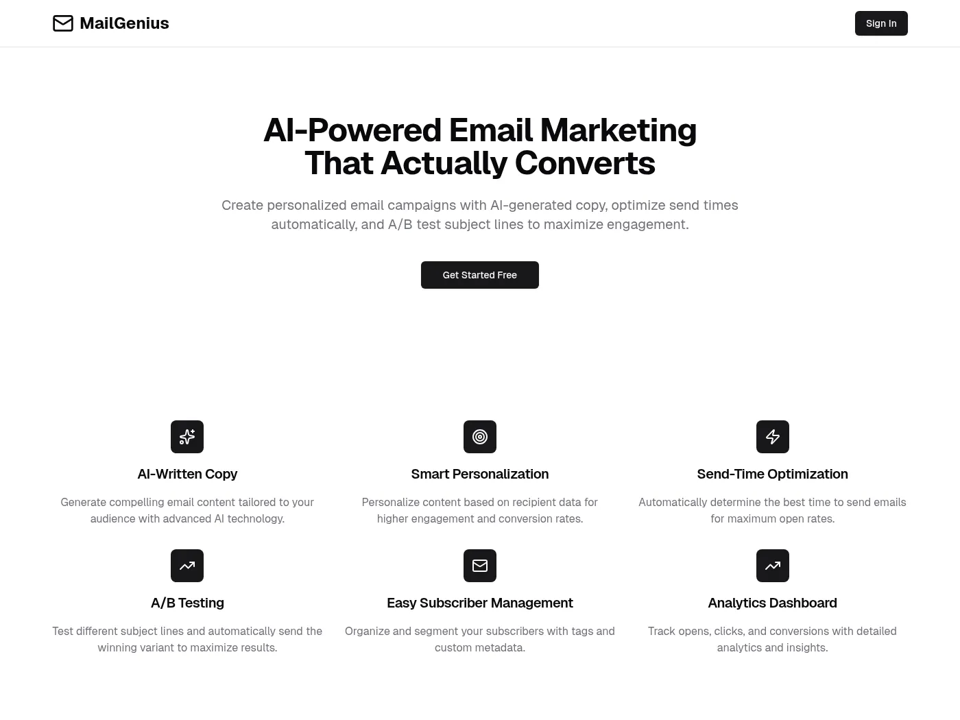 MailGenius AI Platform