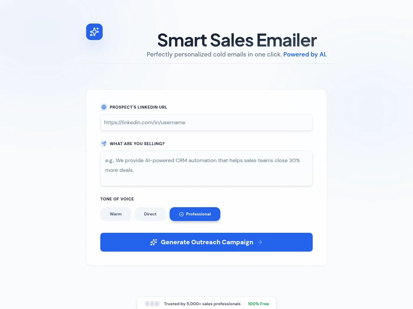 Smart Sales Emailer