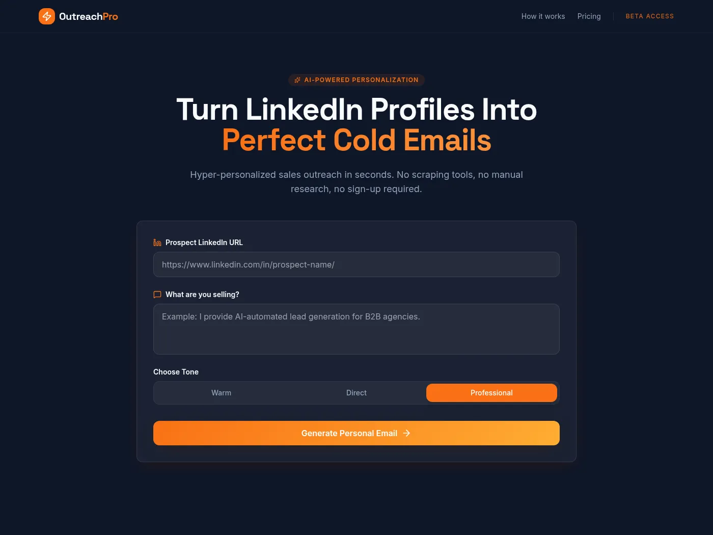 AI Cold Outreach Pro