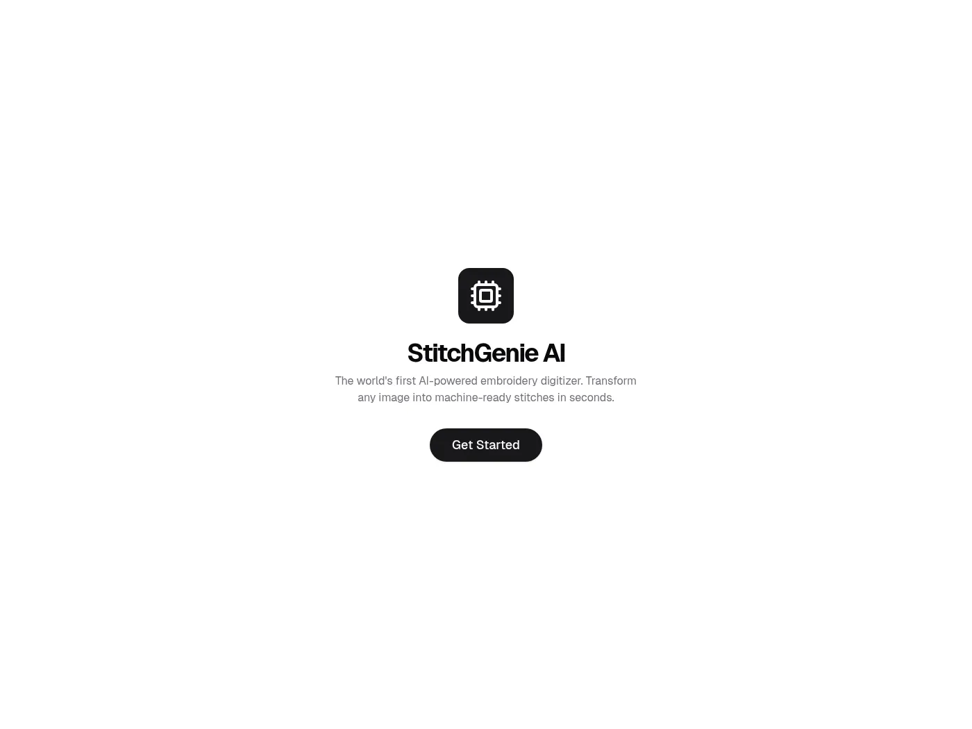 StitchGenie AI Embroidery