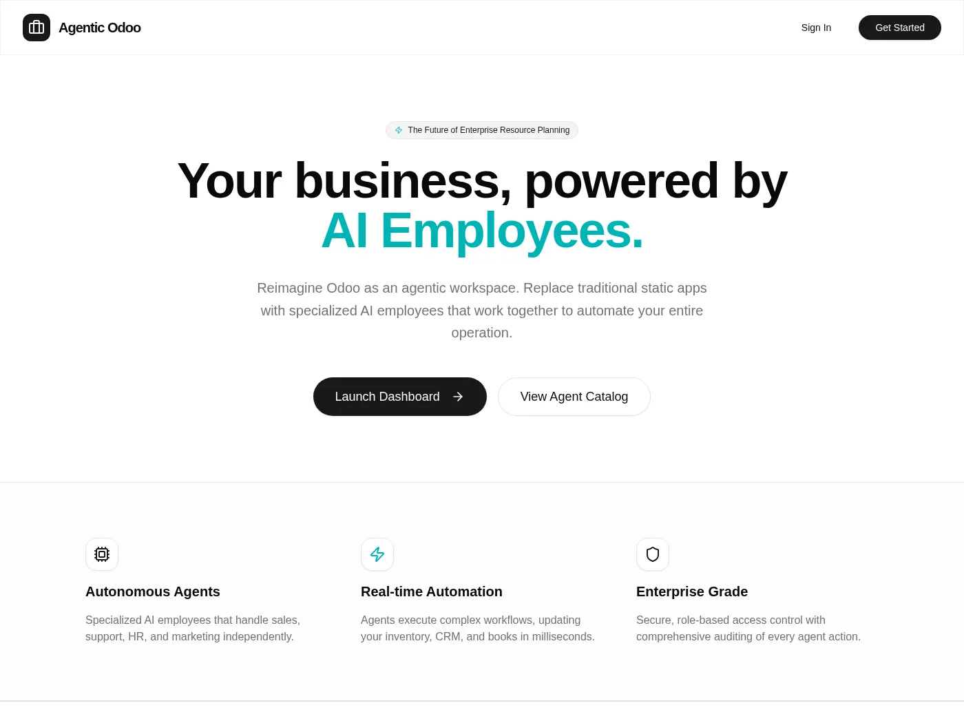 Agentic Odoo Clone