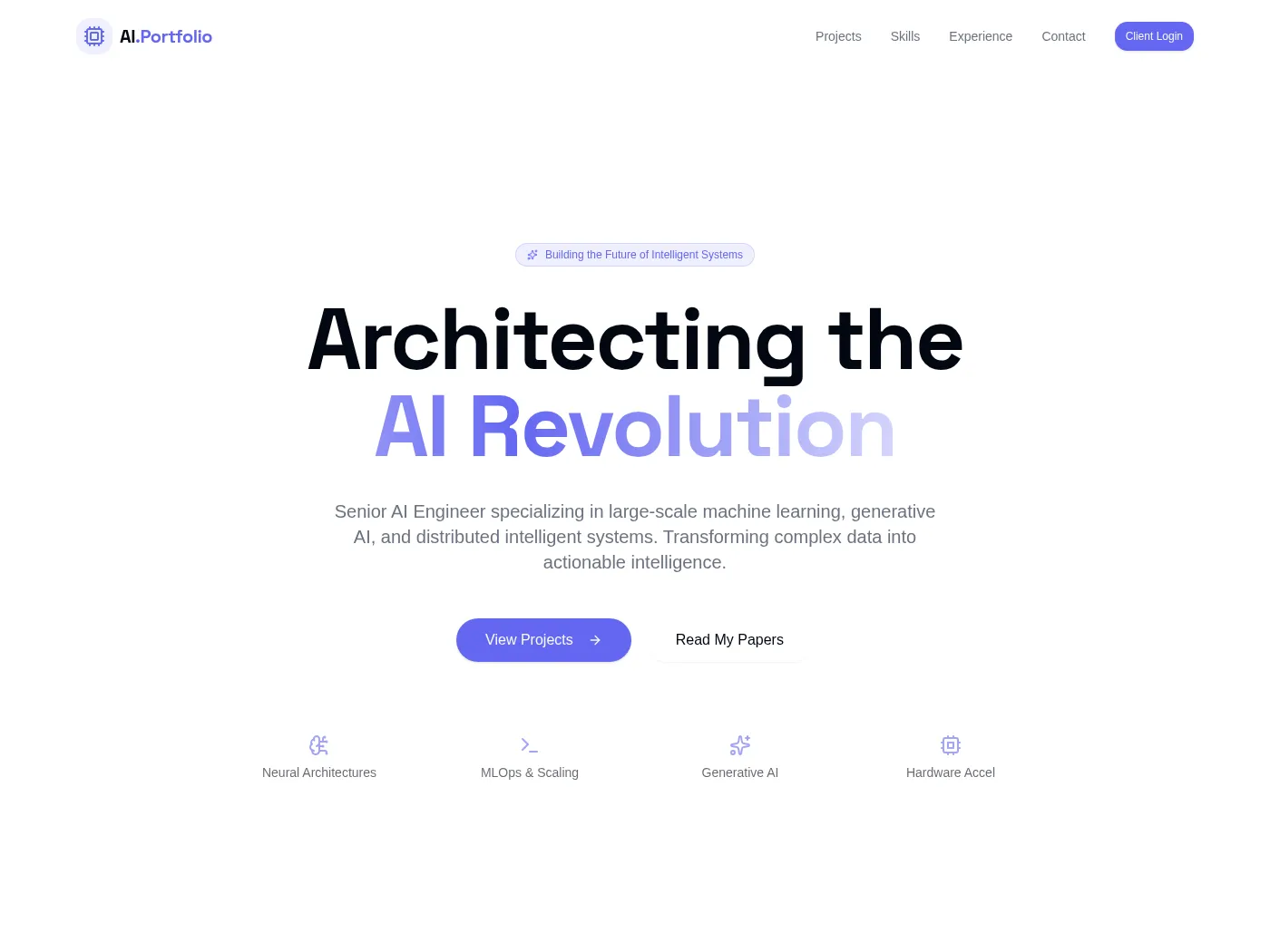 AI Engineer Portfolio