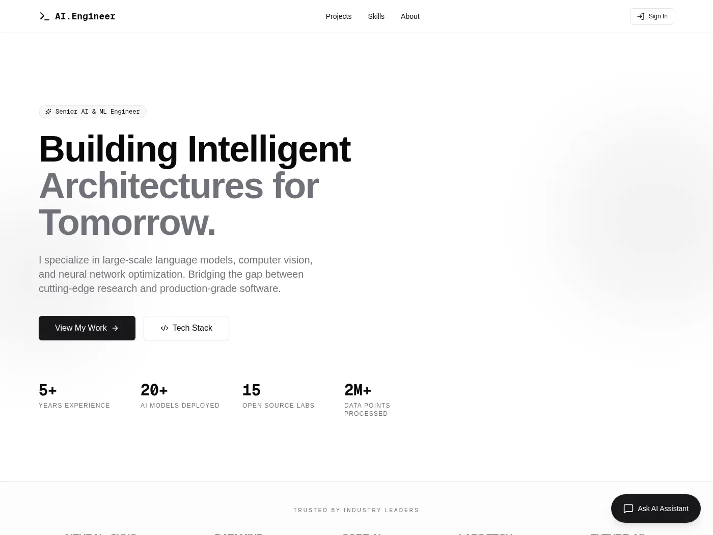 AI Engineer Portfolio