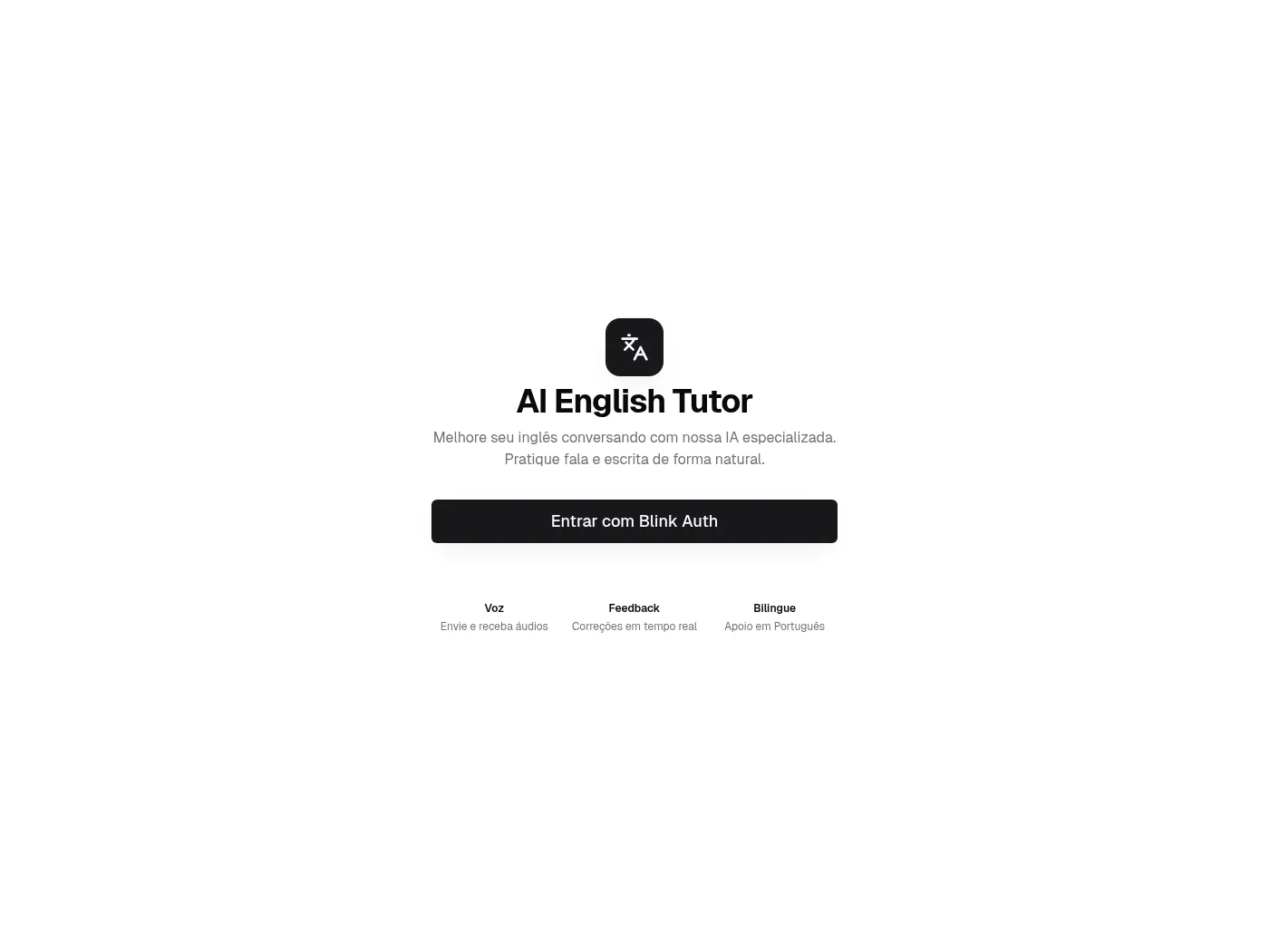 AI English Voice Tutor