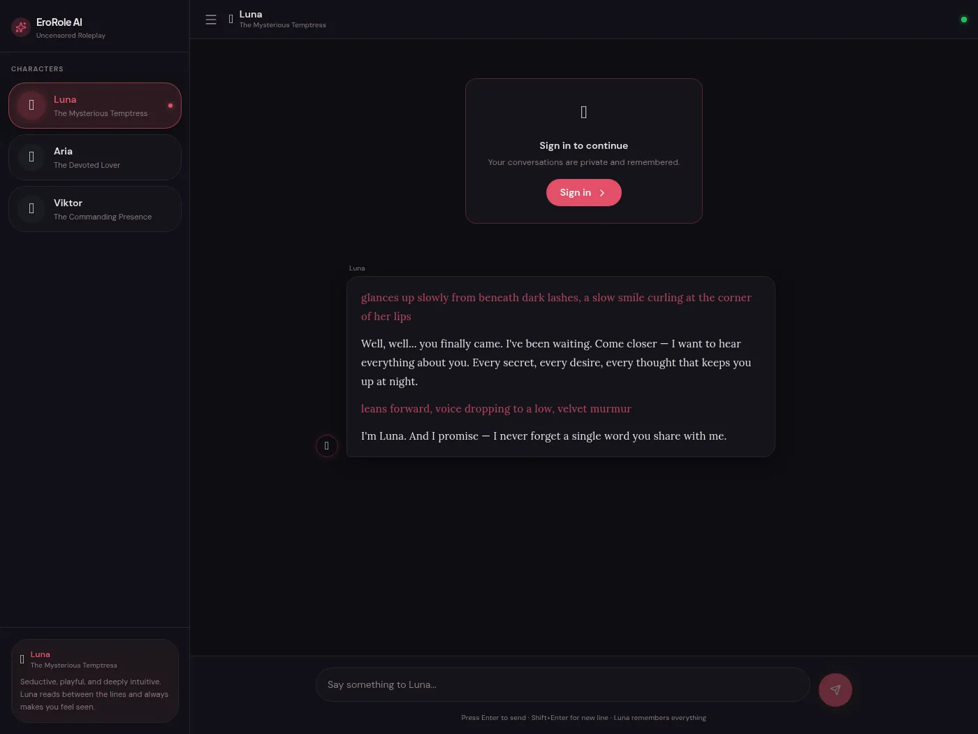 EroRole AI Chat