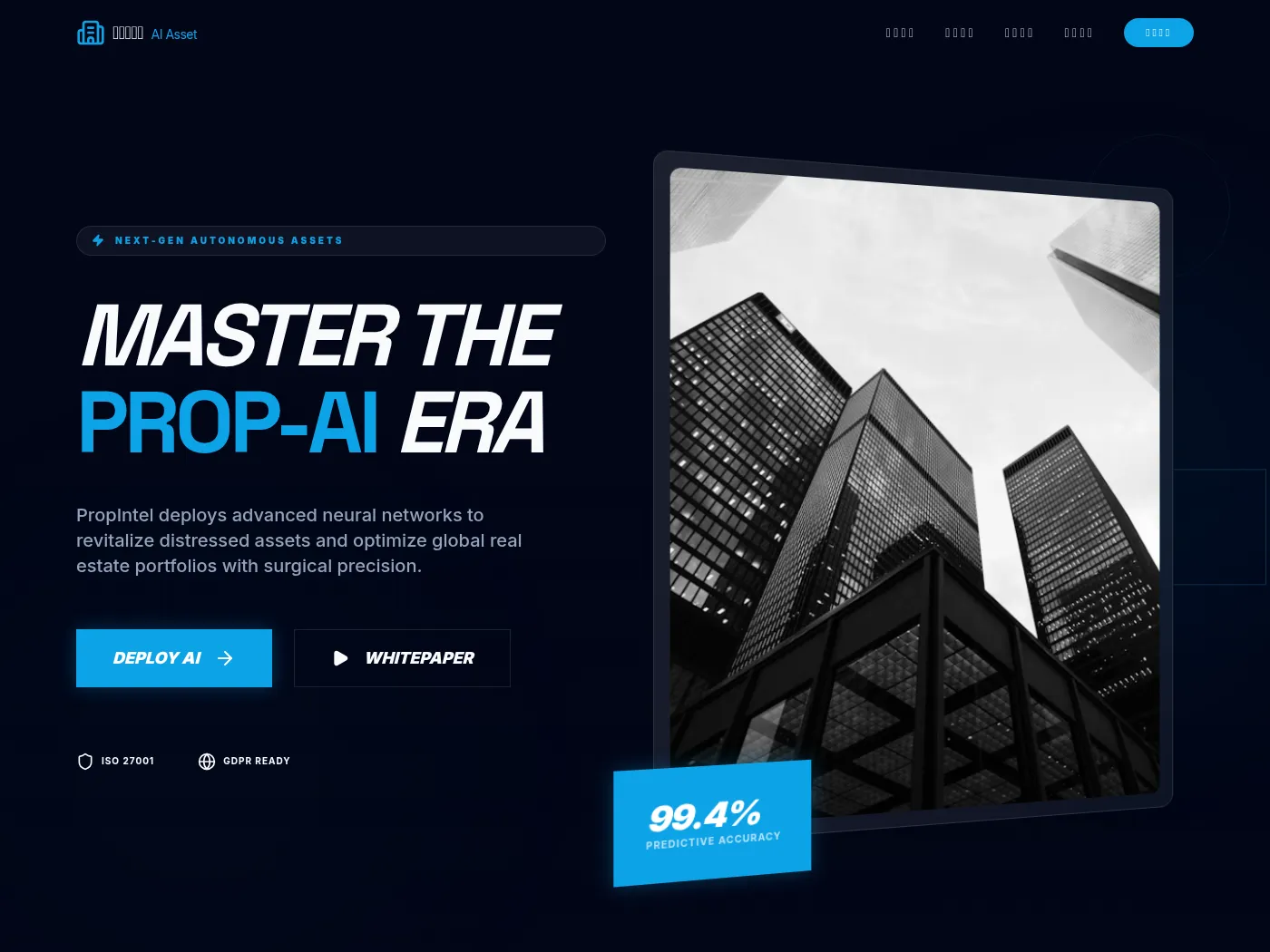 AI Real Estate Landing