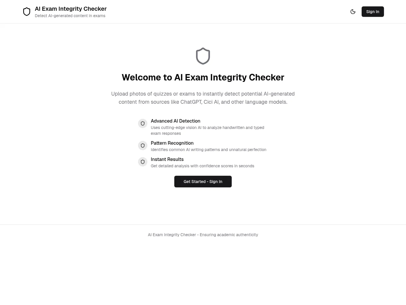 AI Exam Integrity Checker