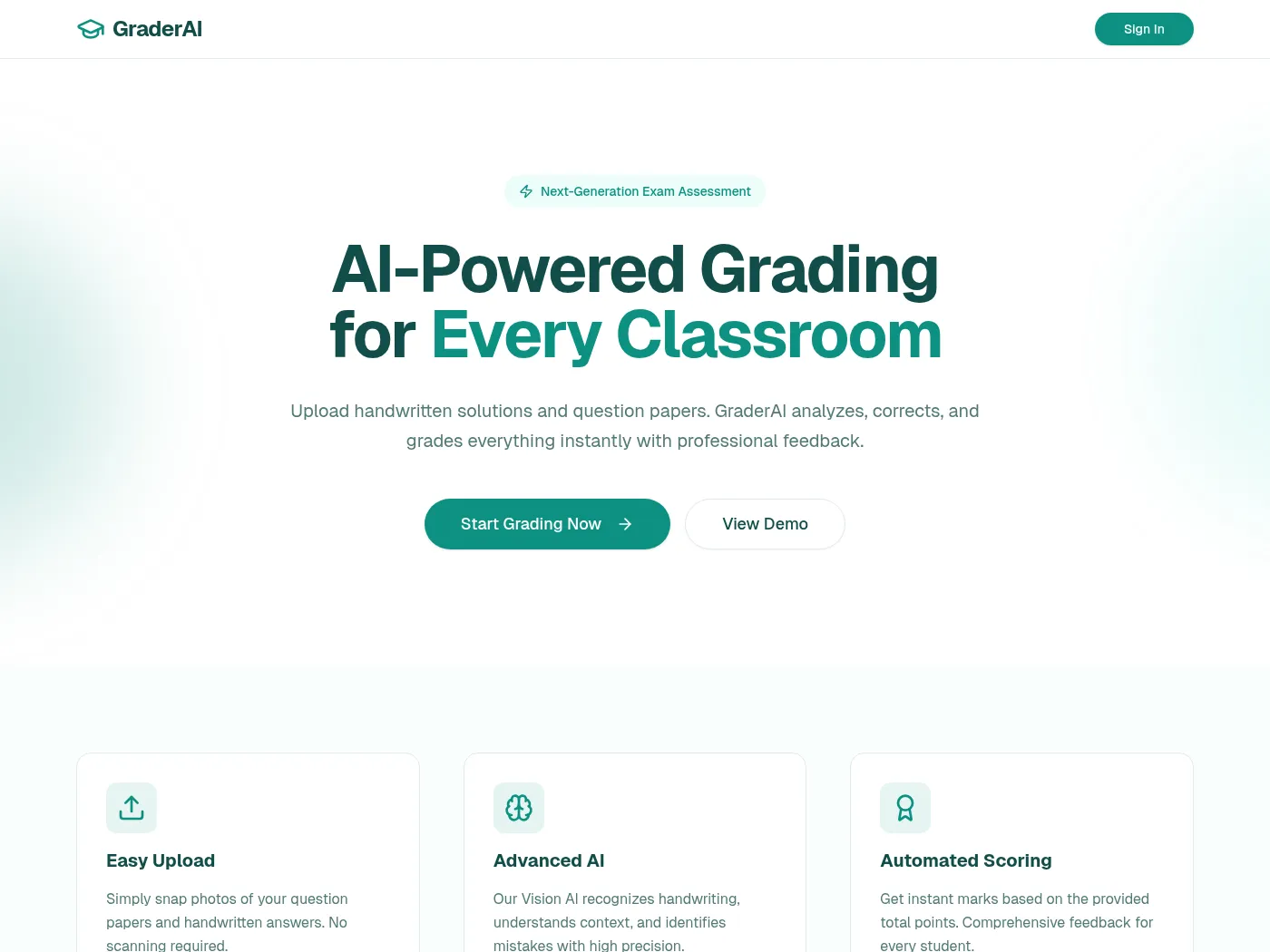 AI Exam Grader
