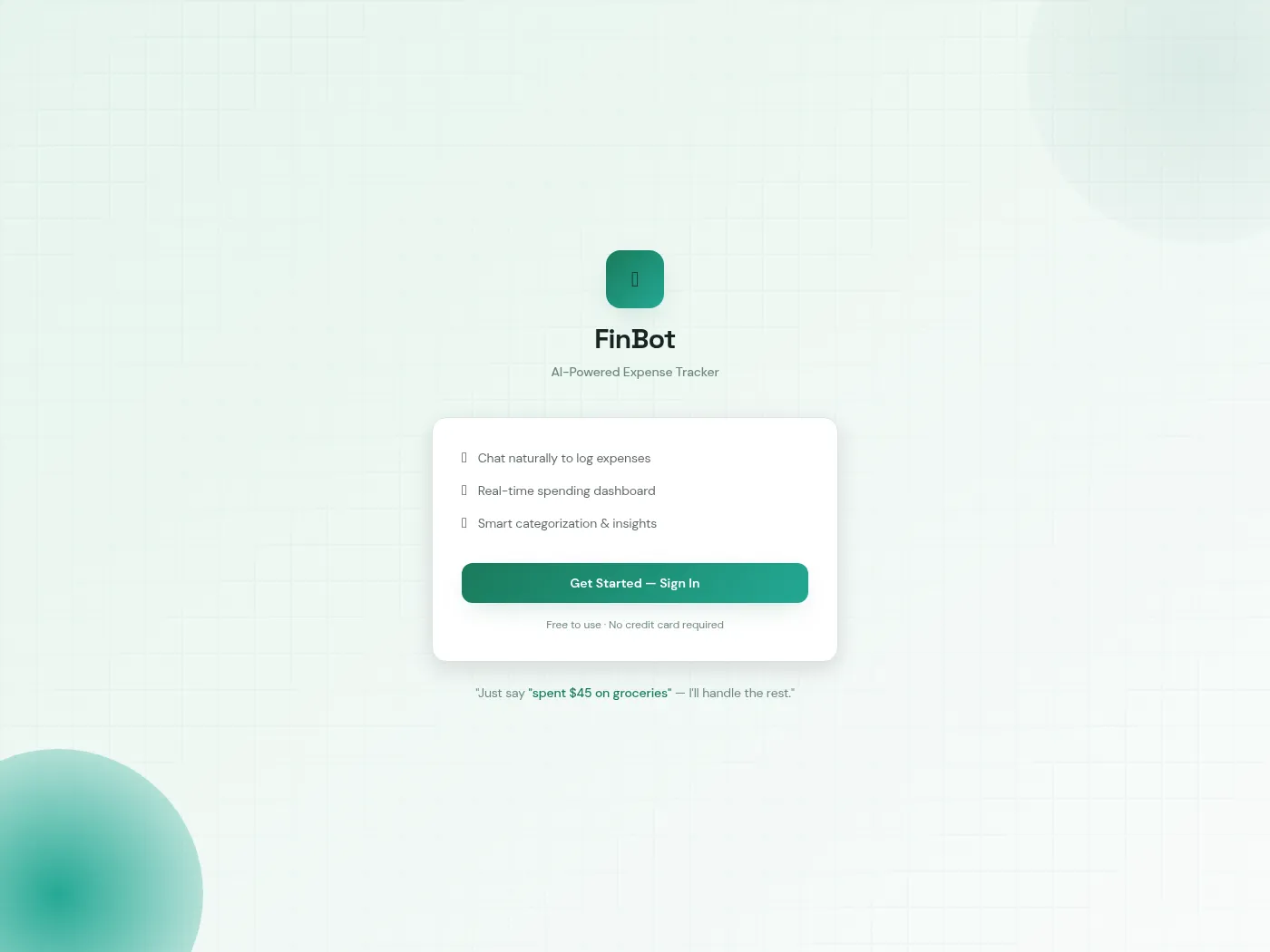 AI Expense Chatbot