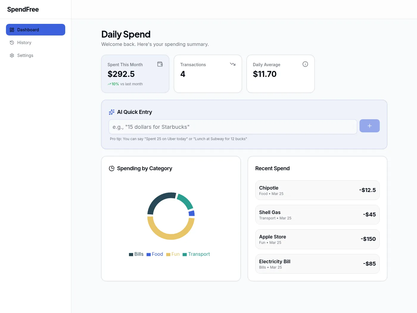 Zero-Friction AI Expense