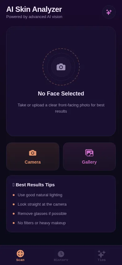 AI Face Skin Analyzer