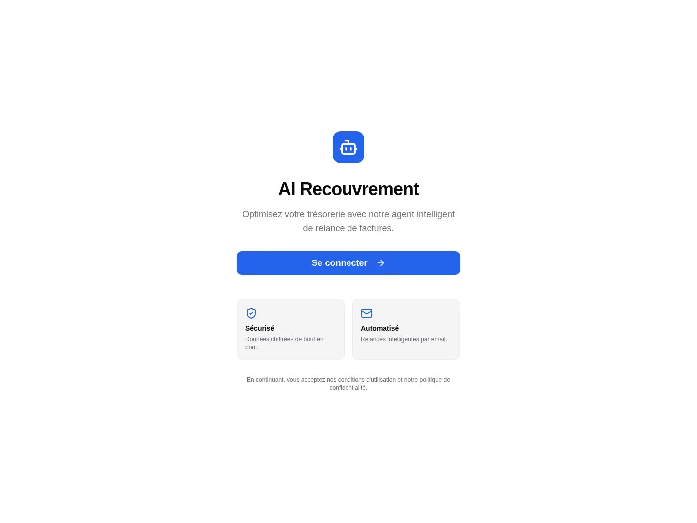 AI Recouvrement Agent
