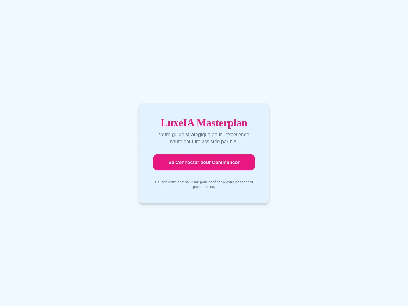 AI Fashion Biz Masterplan