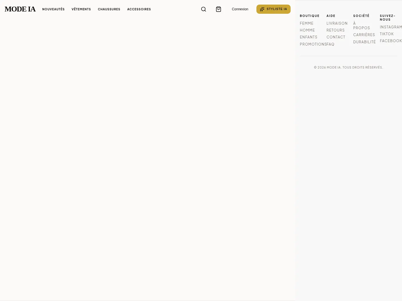 AI Fashion Storefront