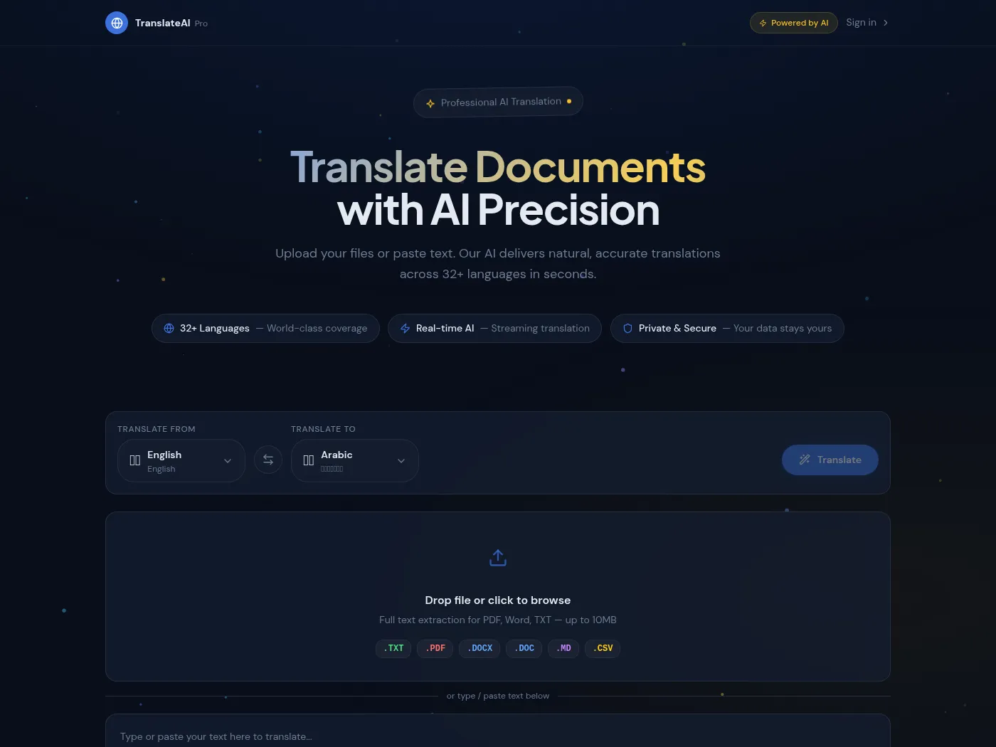 AI Pro File Translator