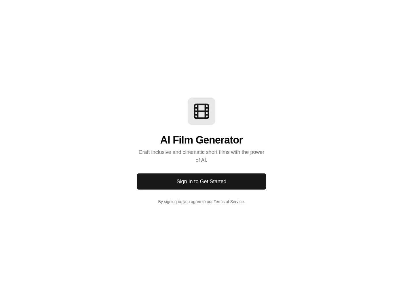 AI Short Film Generator