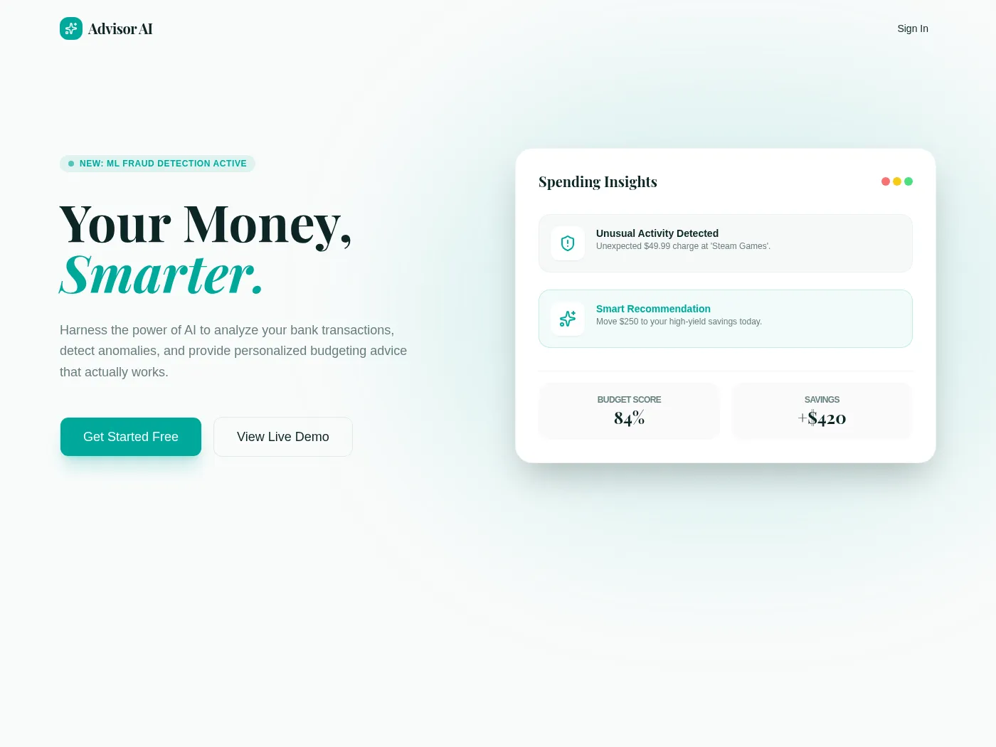 AI Finance Advisor