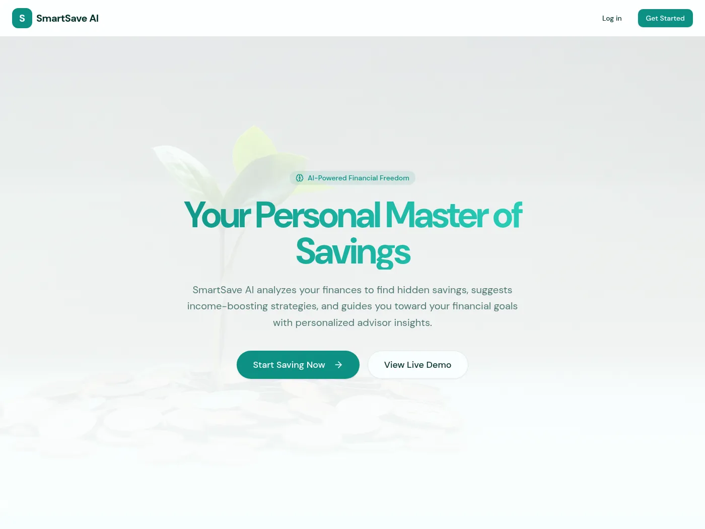 SmartSave AI Advisor