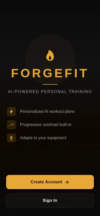 ForgeFit AI Coach