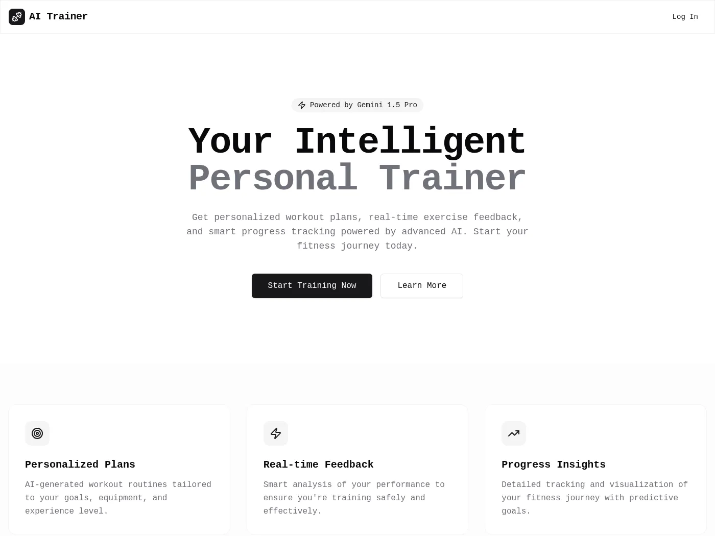 AI Fitness Trainer