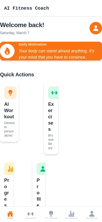 AI Fitness Coach