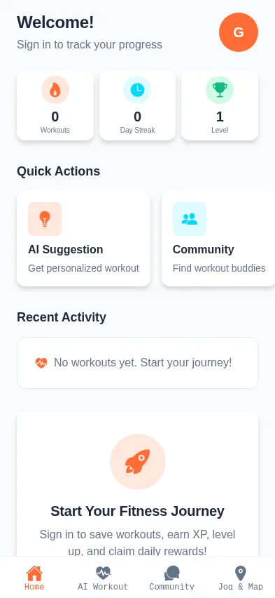 AI Fitness Buddy