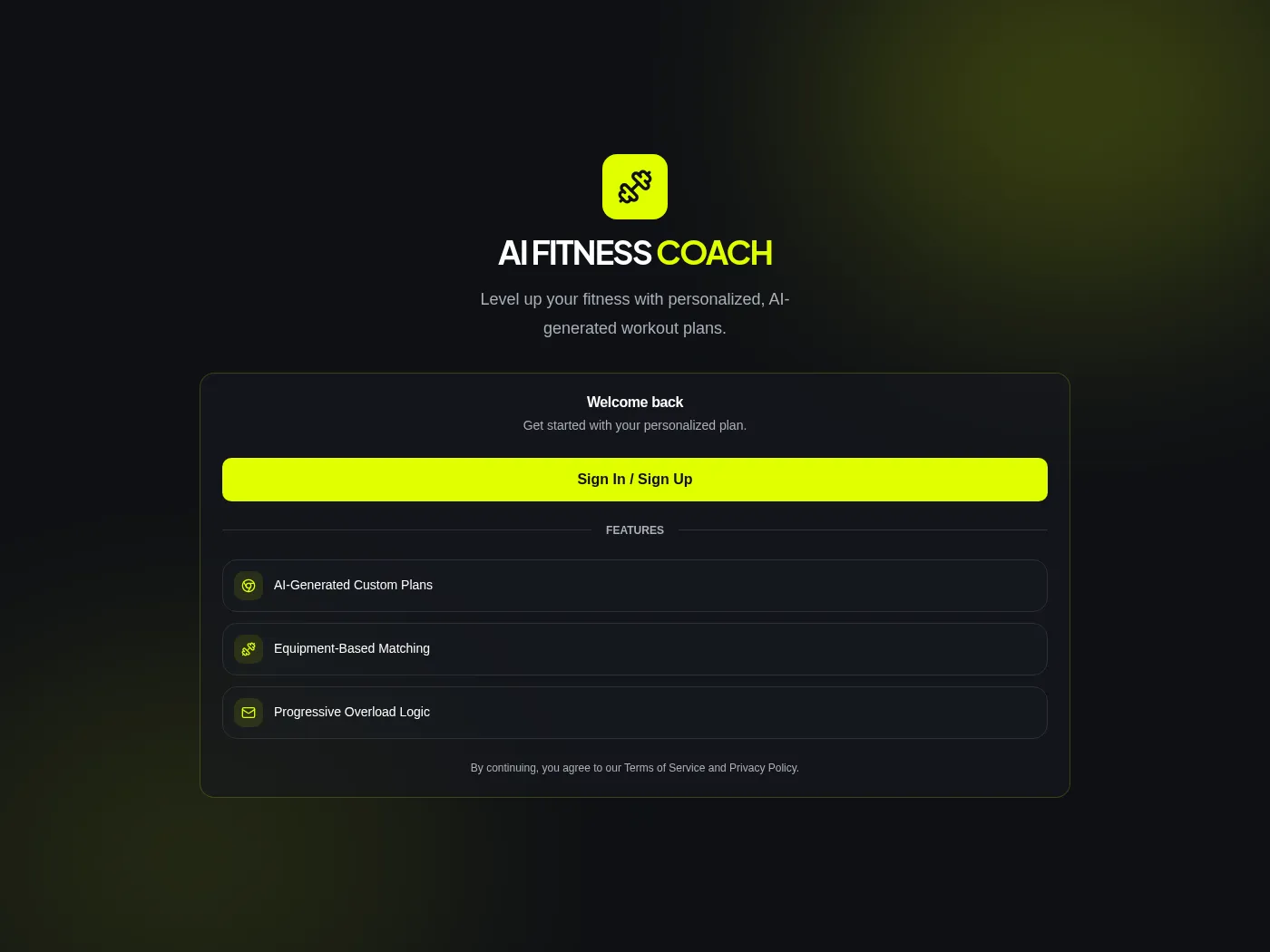 AI Fitness Coach