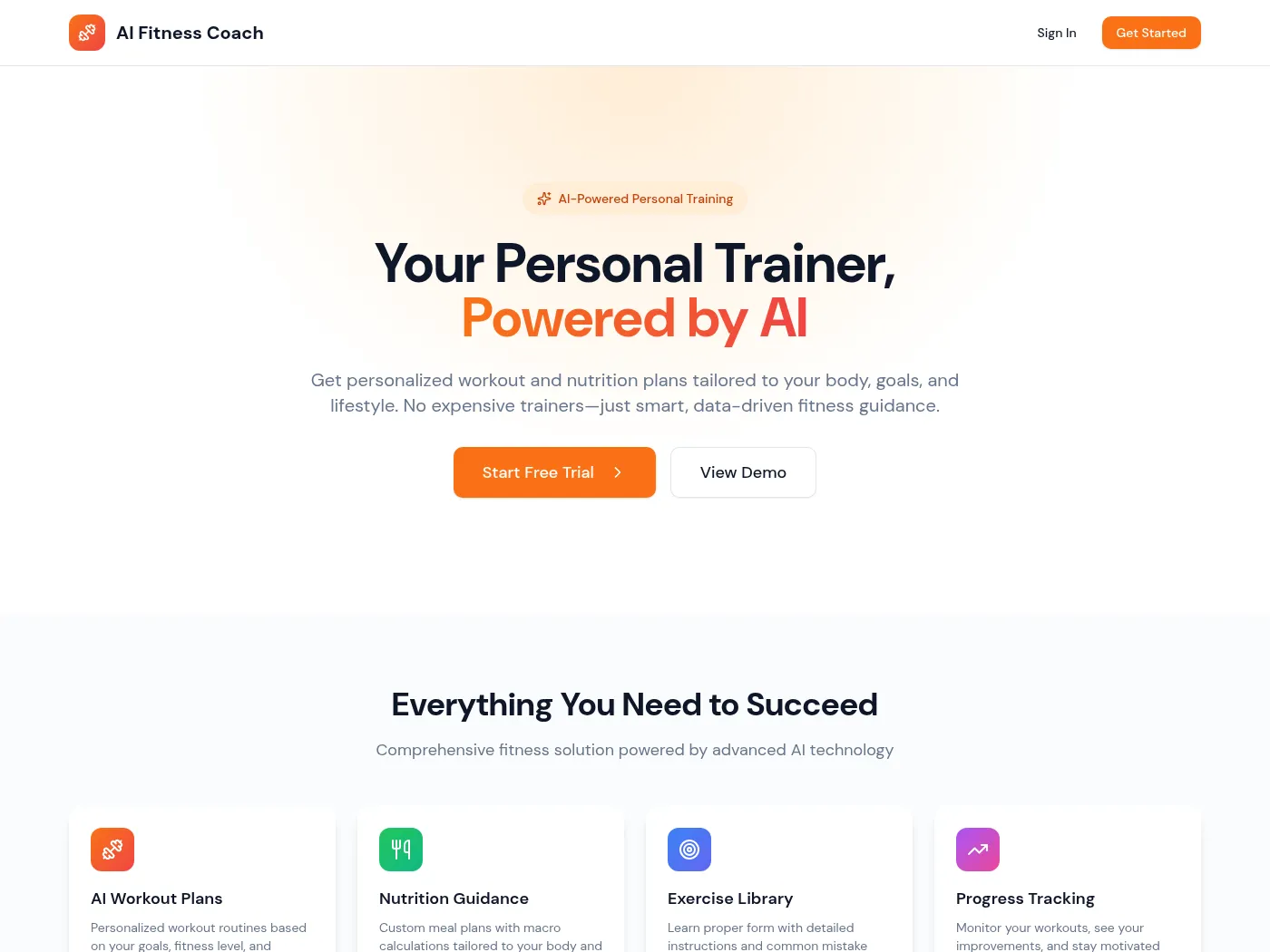 AI Fitness Coach