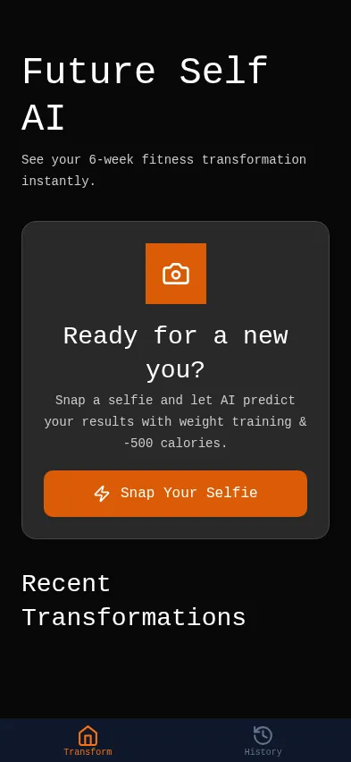 AI Fitness Future Self