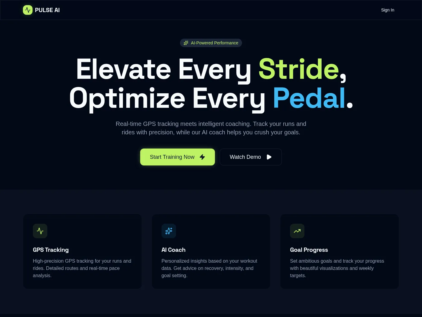 AI Fitness Tracker