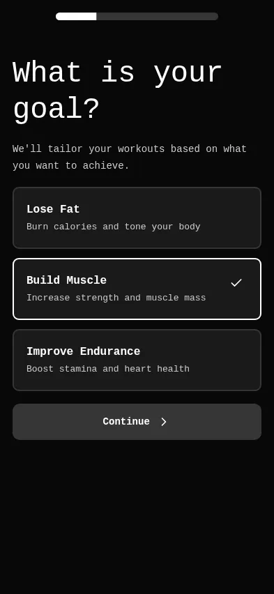 AI FitPlanner Mobile