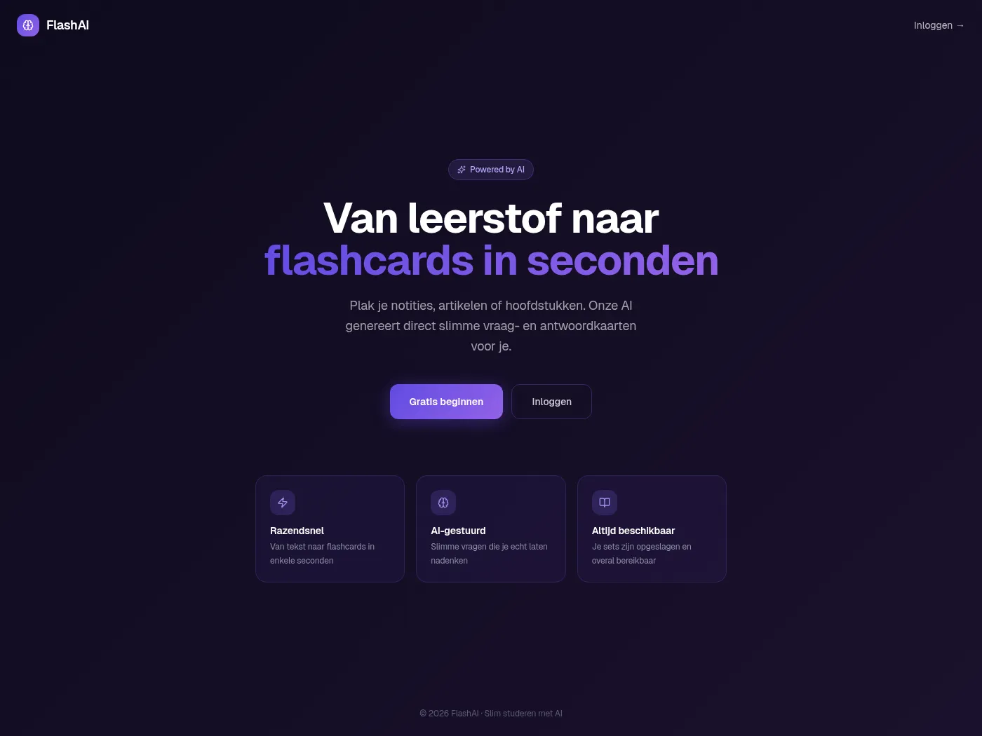 AI Flashcard Maker
