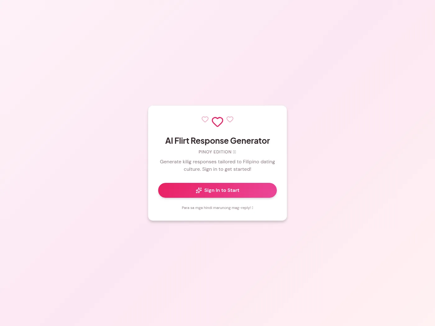 AI Flirt Response Generator