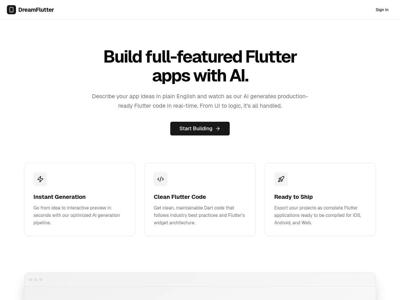 AI Flutter App Creator