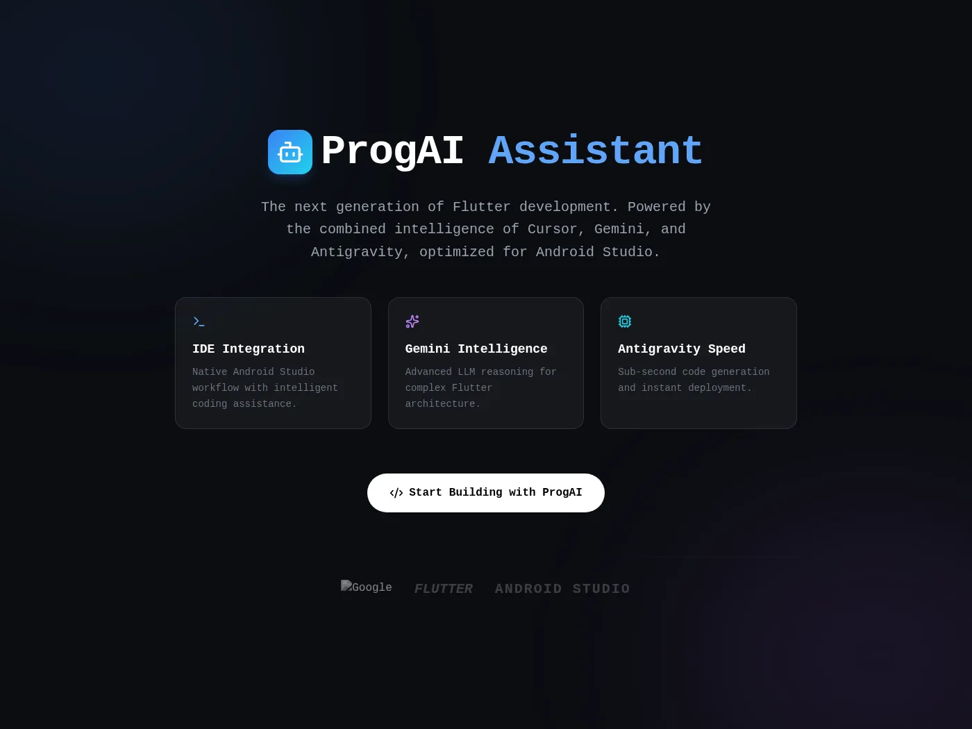 ProgAI Flutter Assistant
