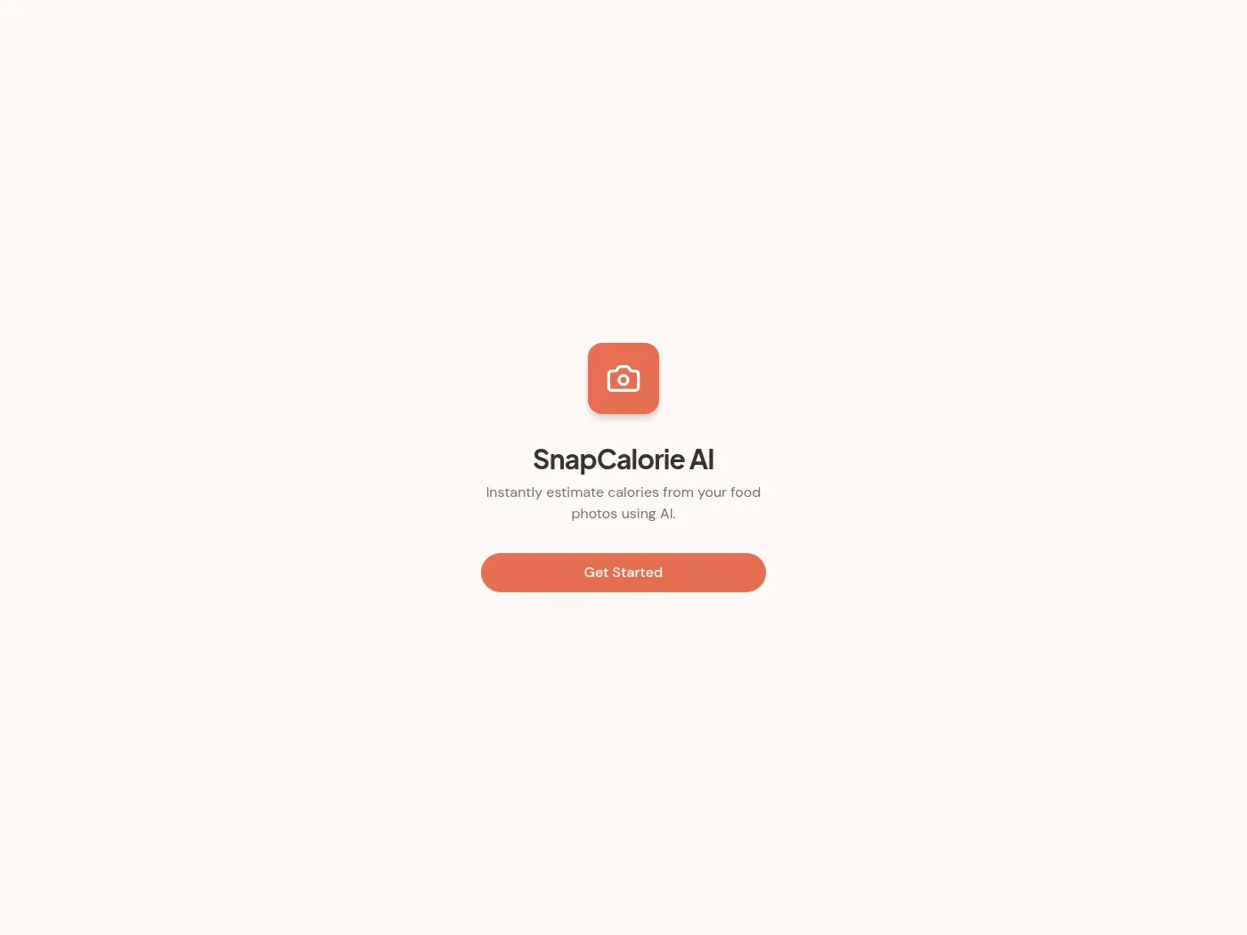 SnapCalorie AI