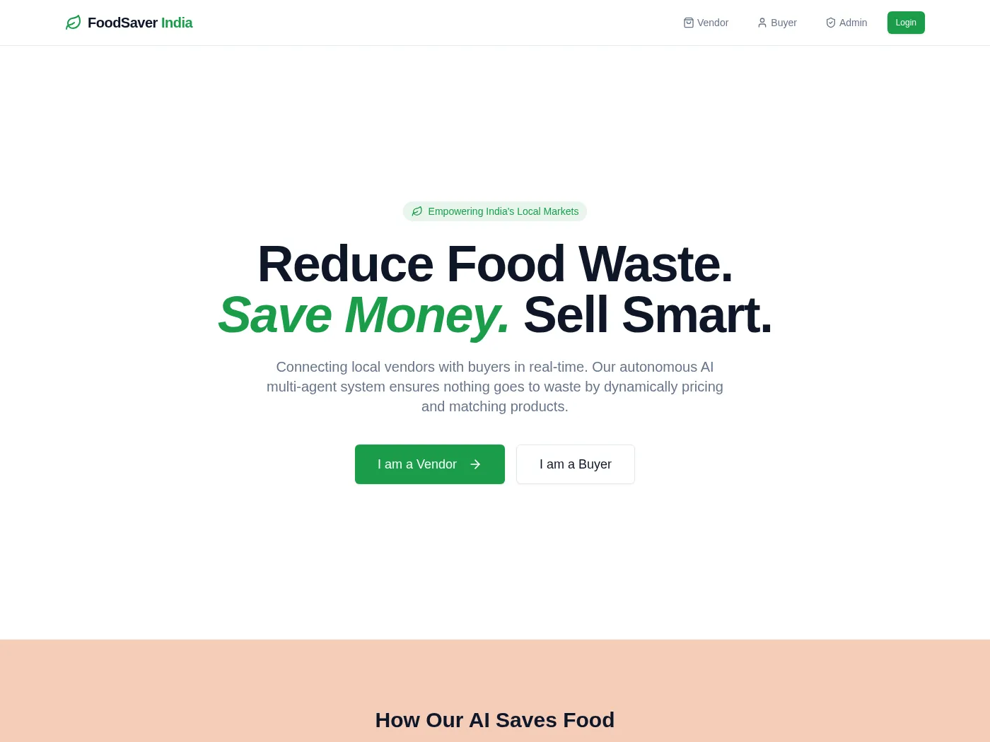 AI Food Saver India
