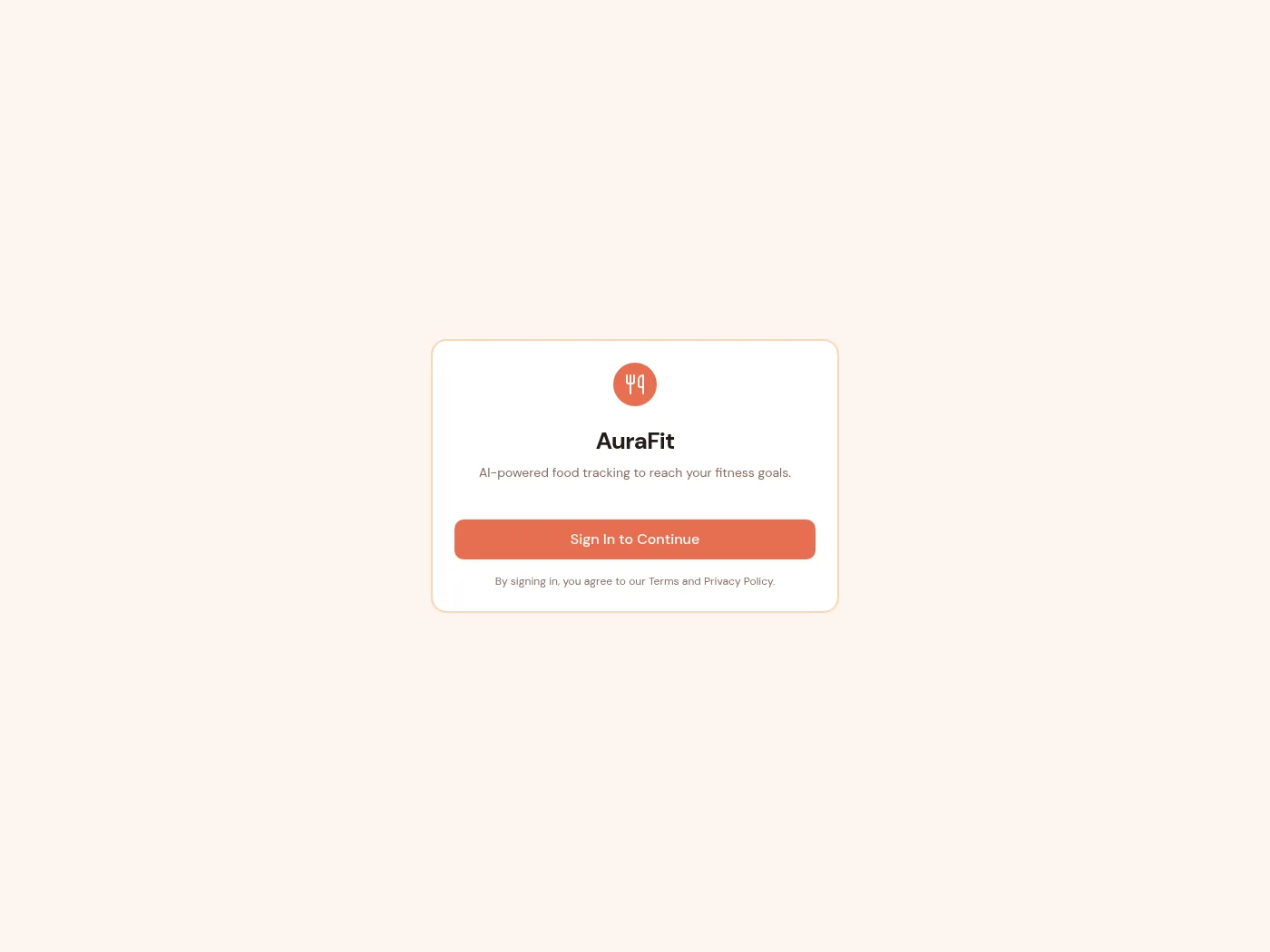 AI Food Tracker