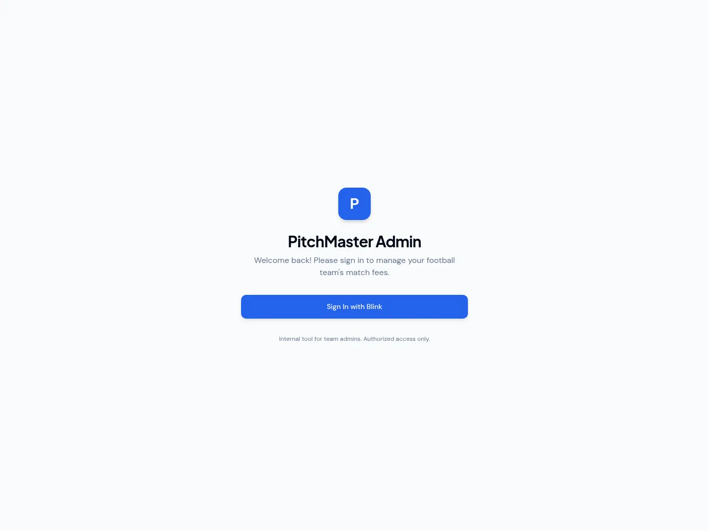 AI Football Admin Tool