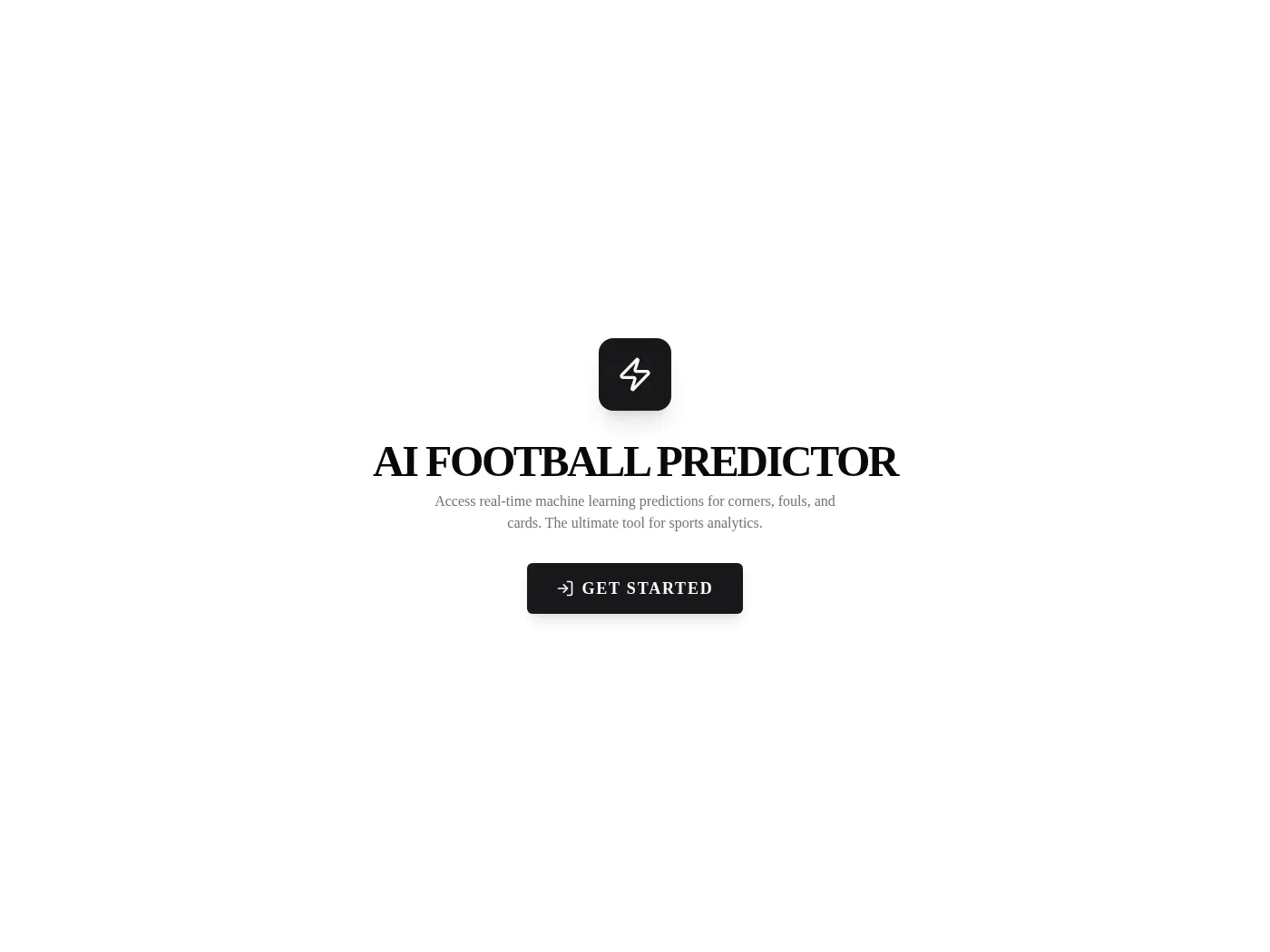 AI Football Predictor