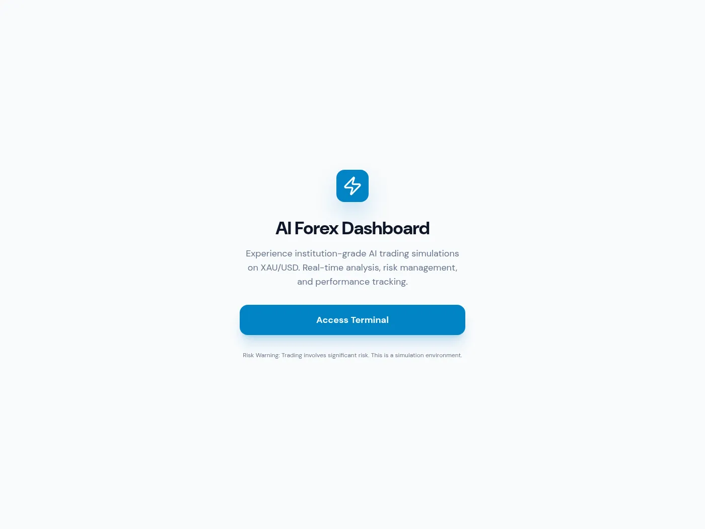 AI Forex Trading Dashboard