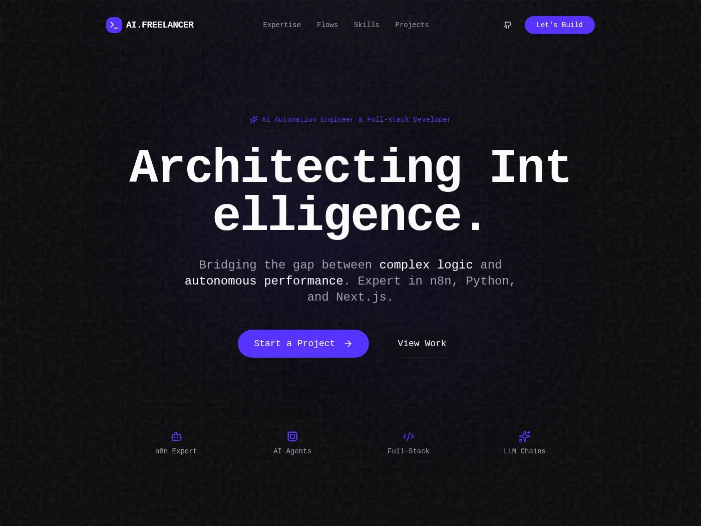 AI Freelancer Portfolio