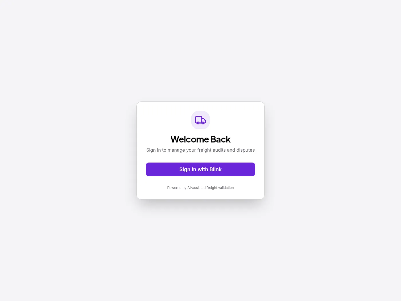 AI Freight Audit App